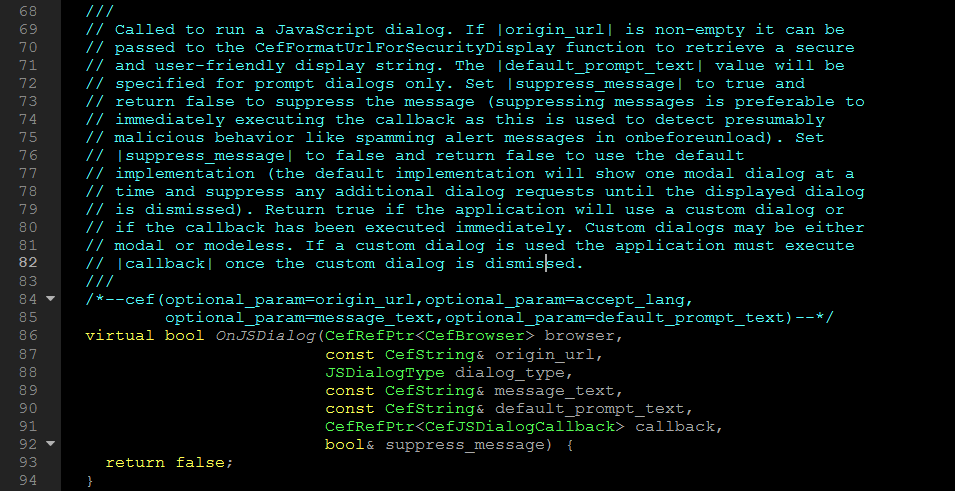C++ 拦截 CEF 的JS 弹窗（Alert, Confirm）,改造为C++的对话框_qt 拦截cef的消息-CSDN博客